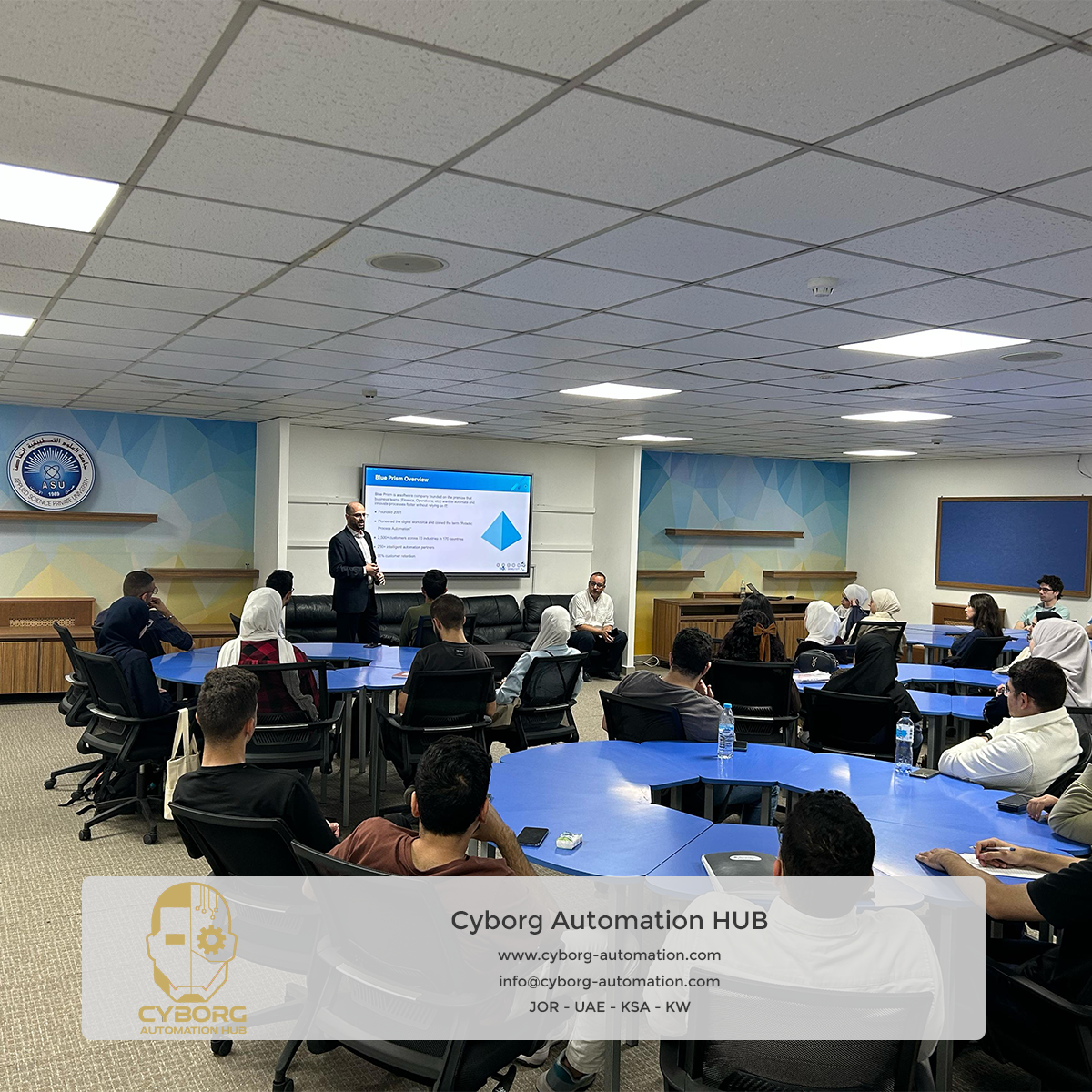 Introductory Workshop in Jordan | Cyborg Automation HUB